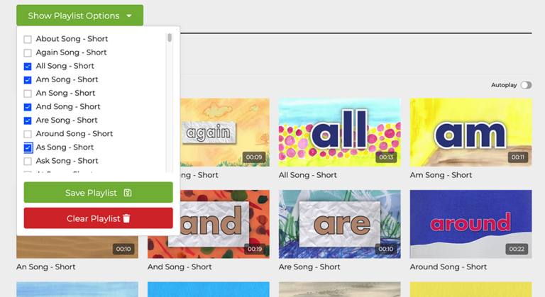 New: HeidiSongs.tv Practice Corner for Quick Sight Words Review ...