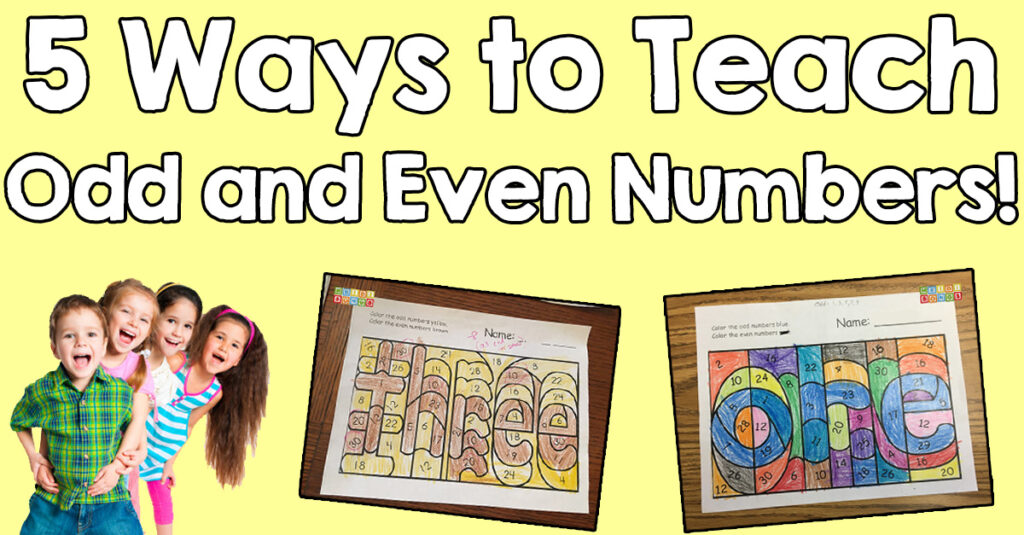5 Ways to Teach Odd and Even Numbers! - HeidiSongs Blog | Sing Along ...
