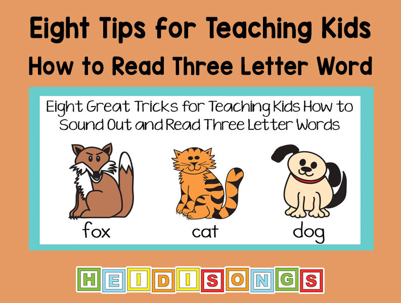 How to Teach Kids to Sound Out Three Letter Words (CVC Words ...