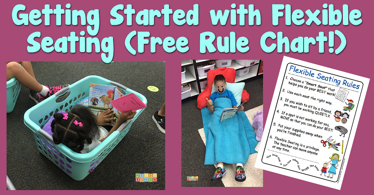 Getting Started with Flexible Seating (Free Rule Chart!) - HeidiSongs ...
